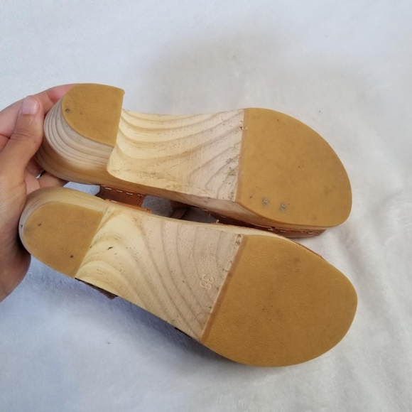 Sandgrens | Shoes | Sandgrens Swedish Handmade Wooden Clog Sandal Sz 38 ...
